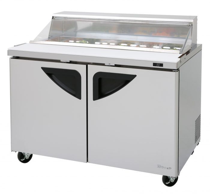 Turbo Air Super Deluxe TST-48SD-N-CL 48" 2 Door Refrigerated Sandwich ...