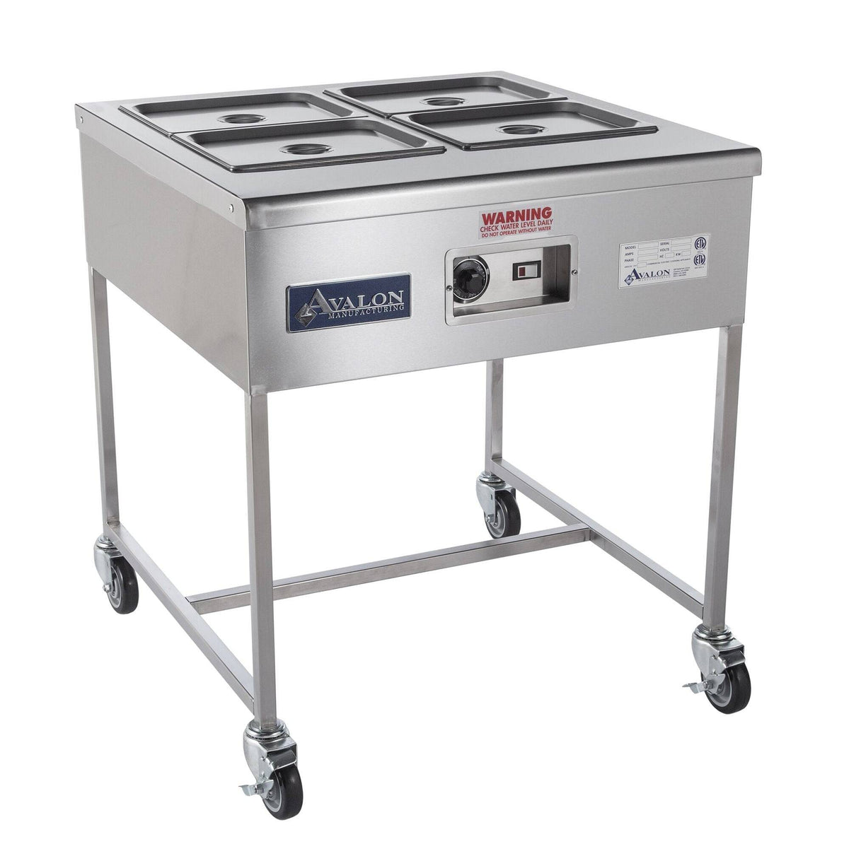Avalon (HI24-4-S) Hot Icing Station Stainless Steel Icing Station with ...