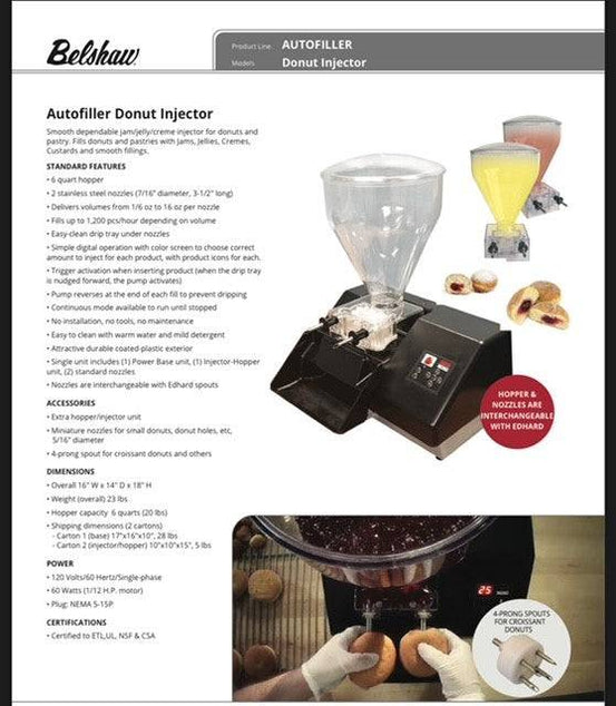 Fillers-Injectors | Donut-Equipment.com