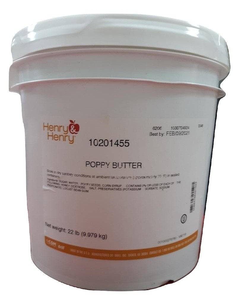 Henry and Henry Poppy Butter Filling (Poppy Seed) 22# | Donut-Equipment.com