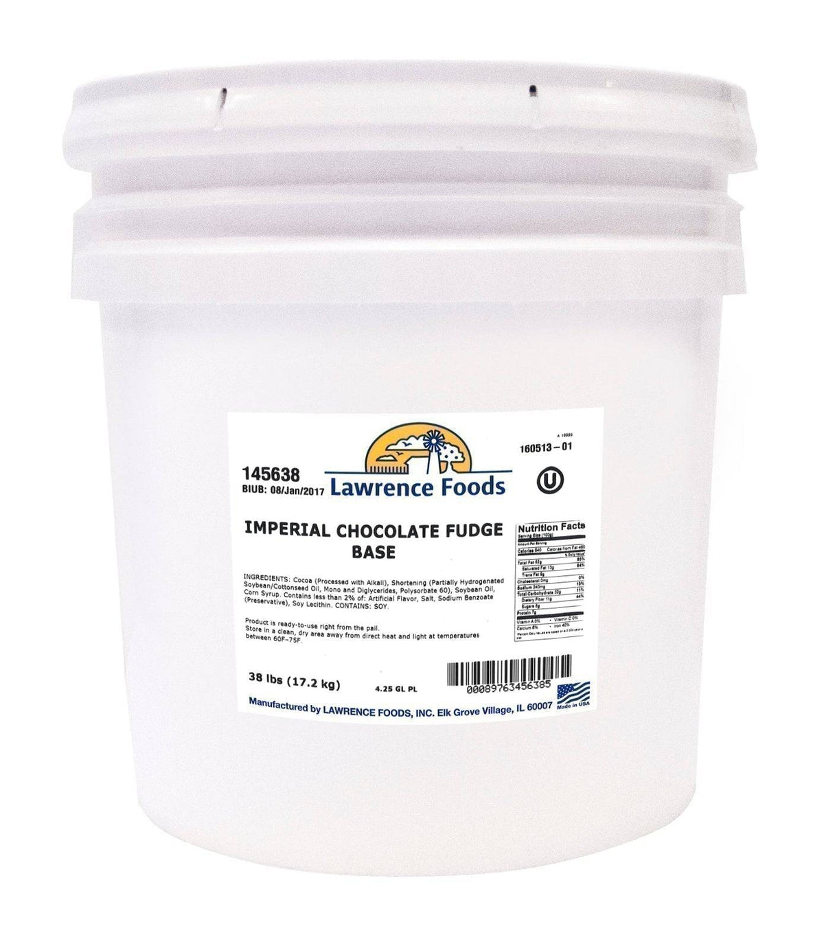 NPH IMPERIAL CHOCOLATE FUDGE BASE 38 lbs | Donut-Equipment.com