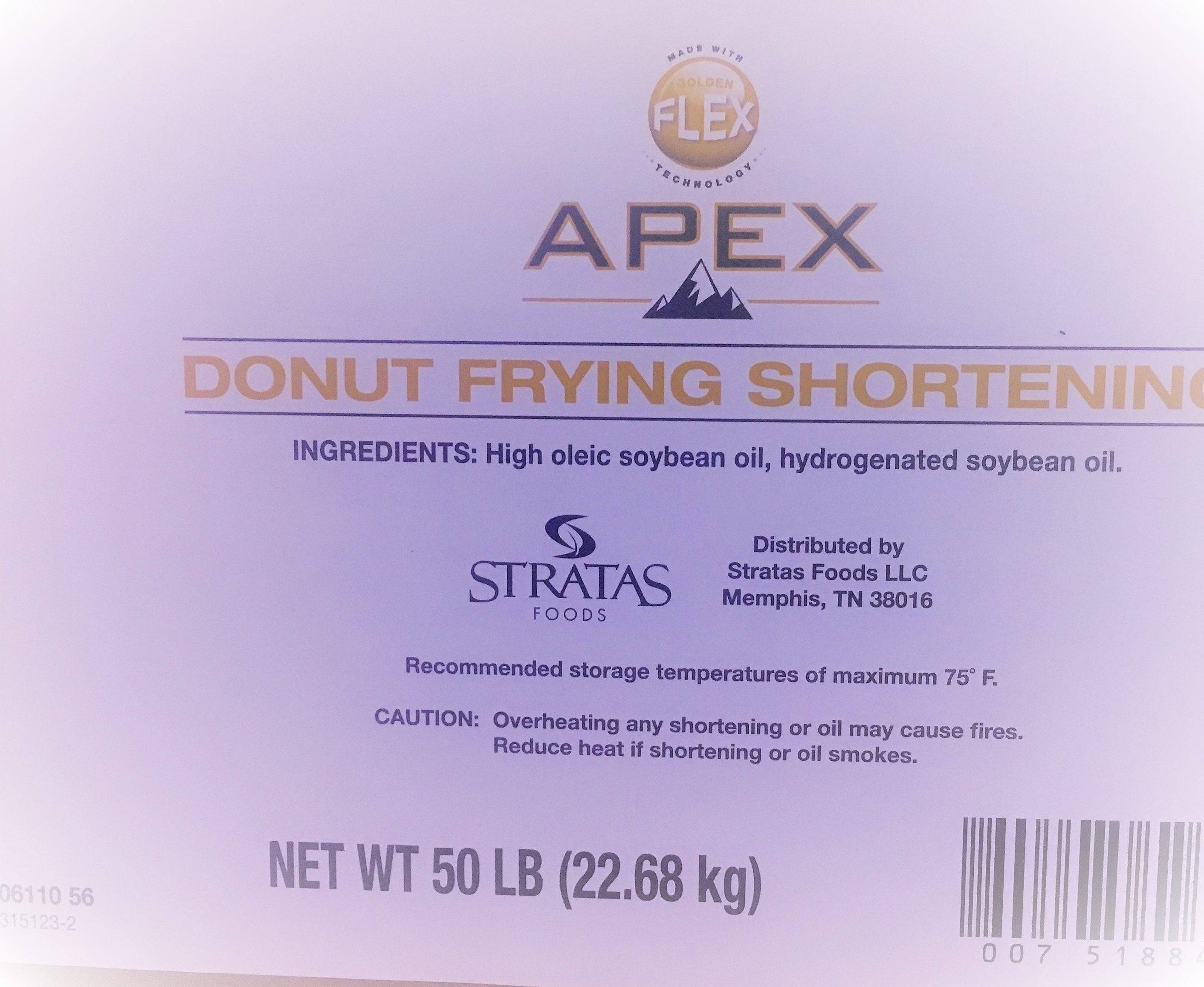 Apex Premium Donut Fry Non Hydrogenated Oil/Shortening | Donut ...