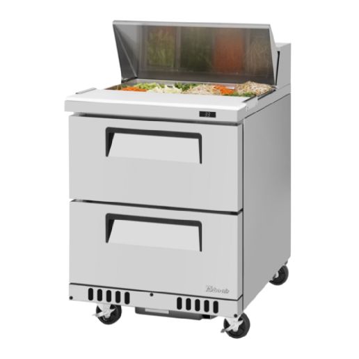 Turbo Air TST-28SD-D2-FB-N Super Deluxe 28" Sandwich/Salad Prep Table ...