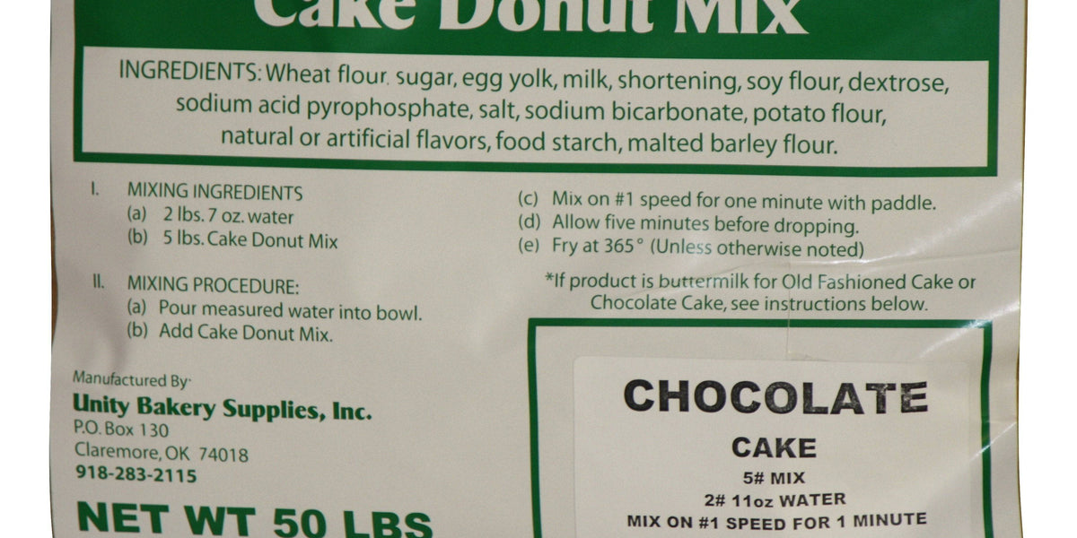 Bulk Chocolate Cake Donut Mix (Seasonal)40 X 50# Bags