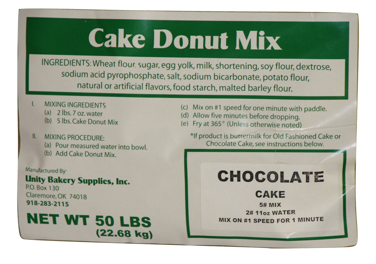 Bulk Chocolate Cake Donut Mix (Seasonal)40 X 50# Bags | Donut-Equipment.com