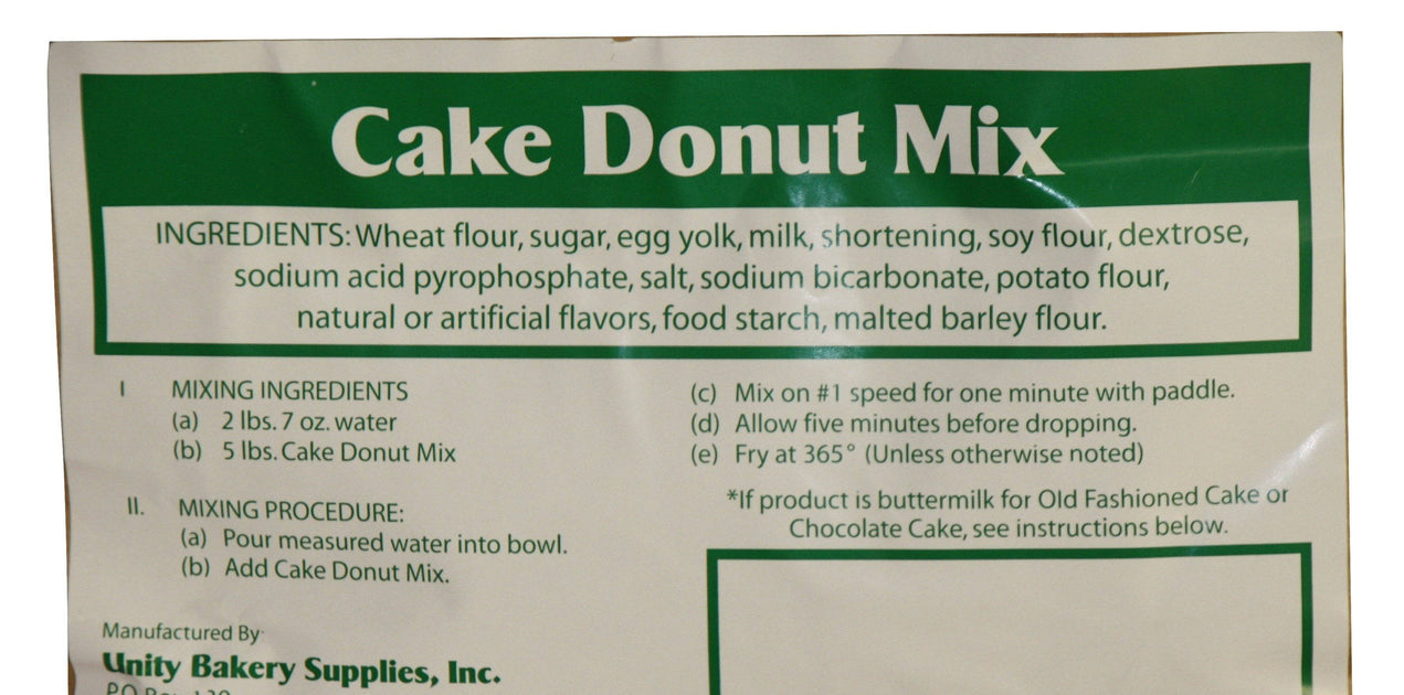 Bulk Vanilla Cake Donut Mix 40 x 50# bags (2,000 lbs)
