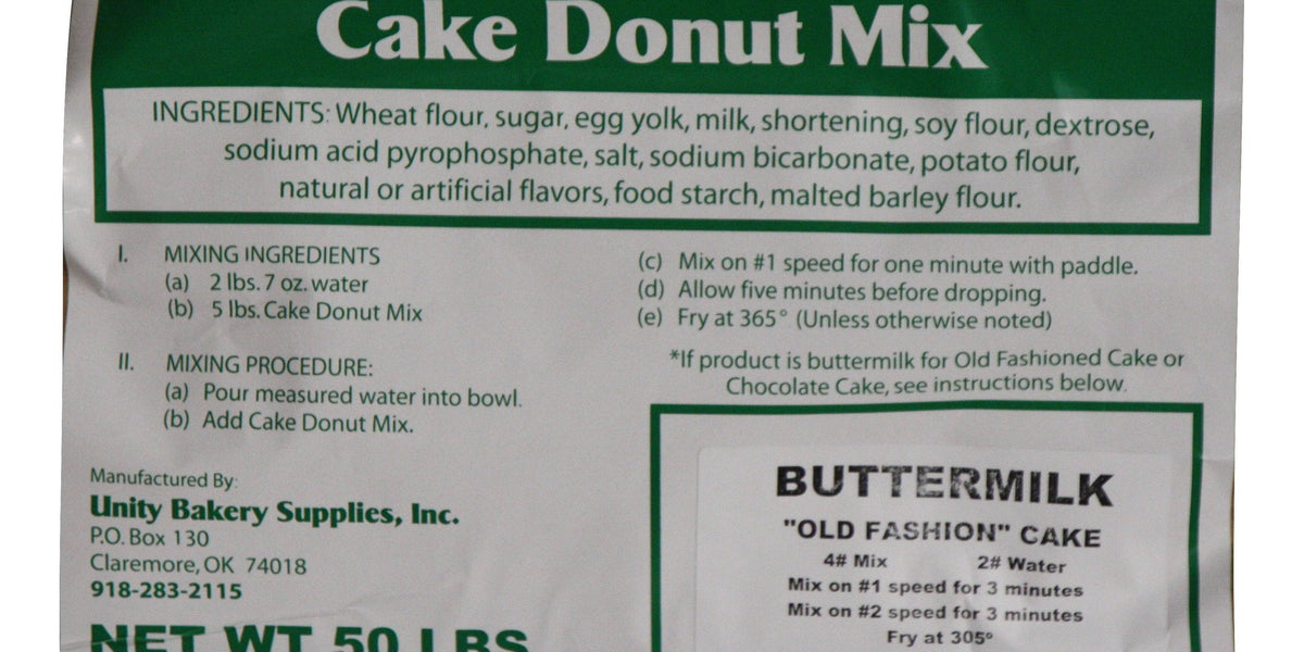 Buttermilk "Old Fashioned Style" Cake Donut Mix- 50#