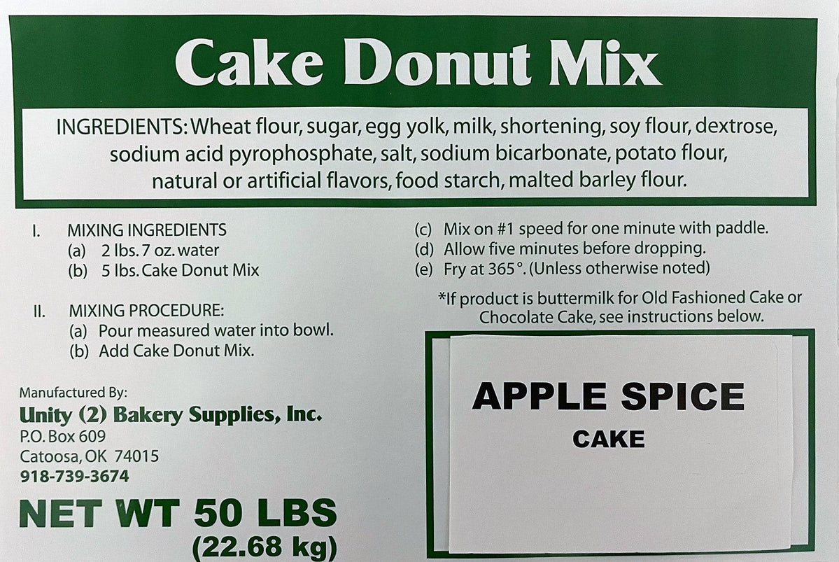 Sweet Apple Cider Donut Mix Free Sample- 5 pounds free you only pay sh